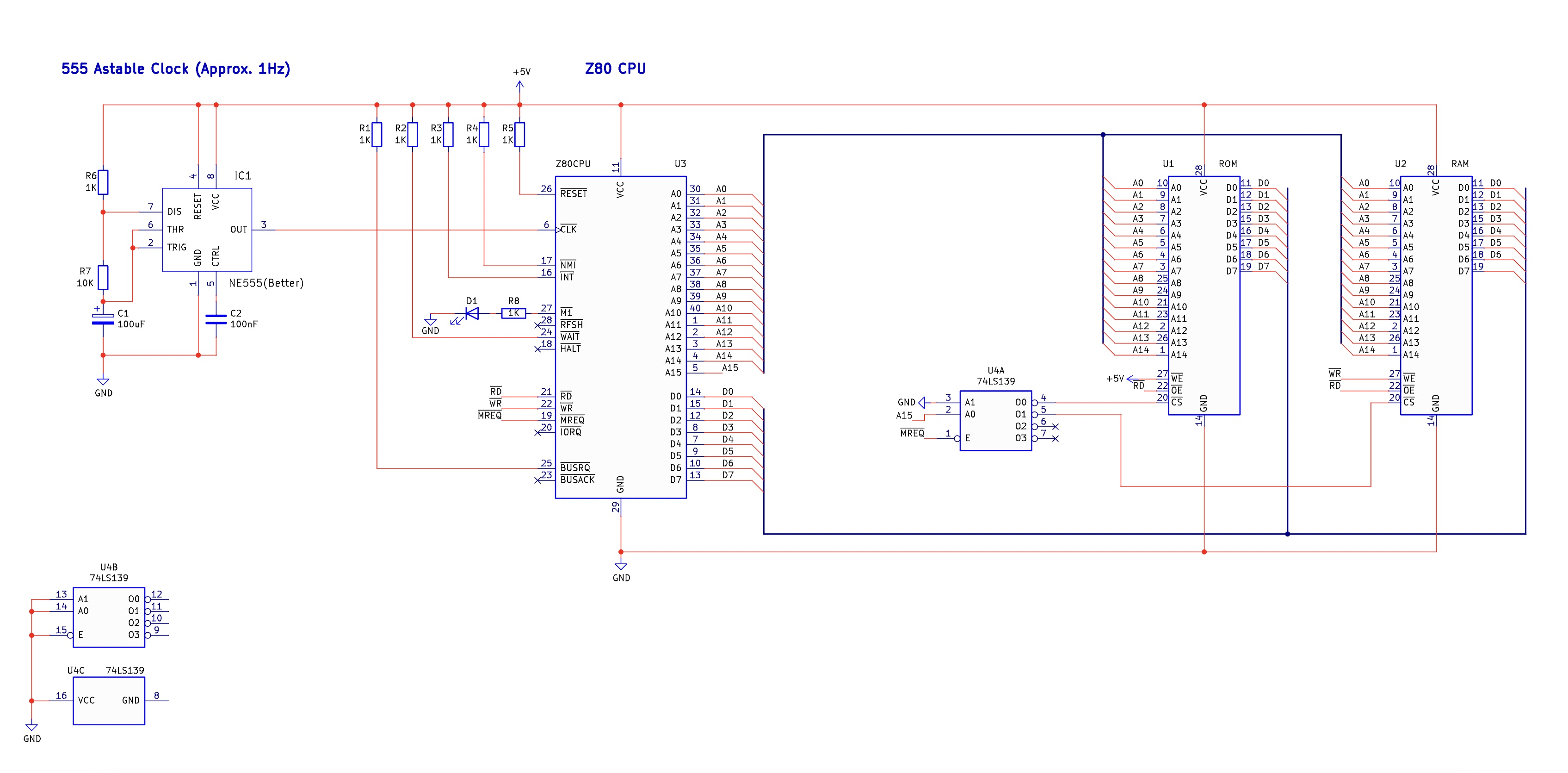Z80 Computer Memory Explained